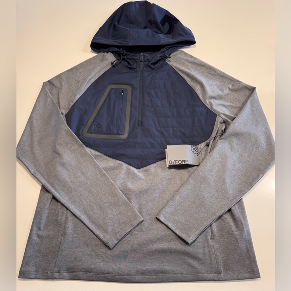 G/FORE | Jackets & Coats | Gfore Nwt Golf Jacket Drytex Qz Hoodie Navy ...